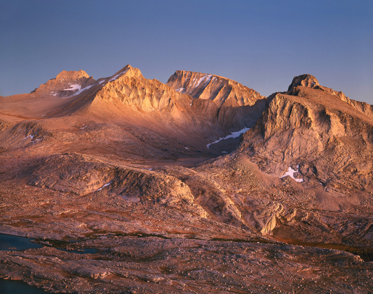 Mount Russell, Constitution Peak, Mount Whitney, And Mount Hale, Sierra ...