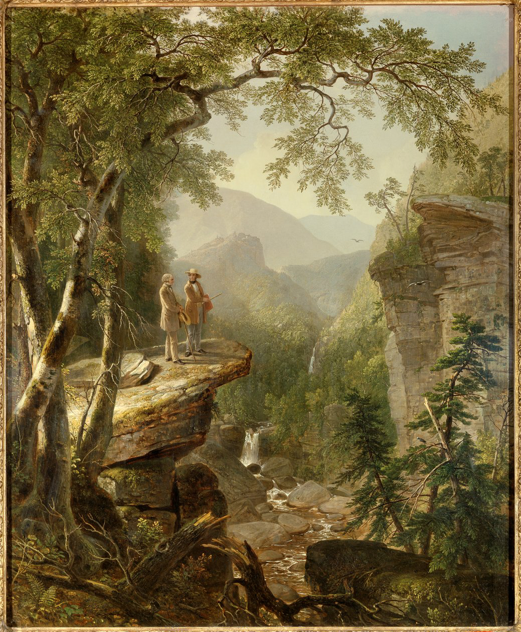 Asher_Brown_Durand_Brotherhood of Spirit The painter Thomas Cole (1801 ...